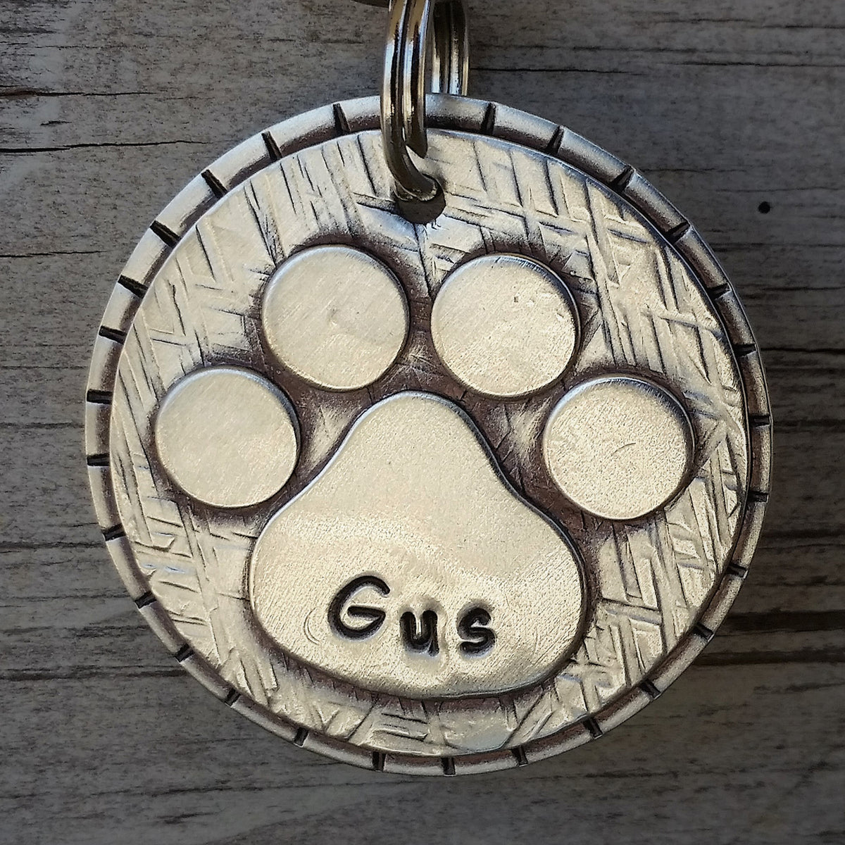 Metal Paw Print Tag – doggonetags