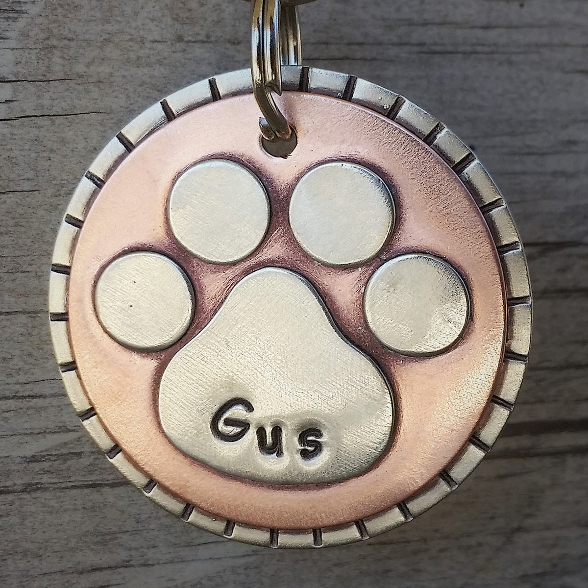 Metal Paw Print Tag – doggonetags